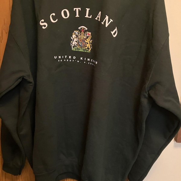 Scotland Sweatshirt, United Kingdom, Scotland Shirt, Scotland National ...
