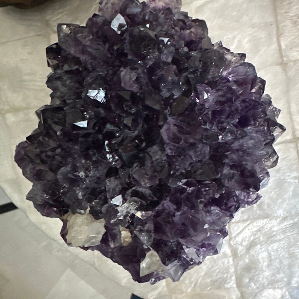 Large Amethyst Geode Unique Raw Dark Huge Crystal Cluster - Etsy
