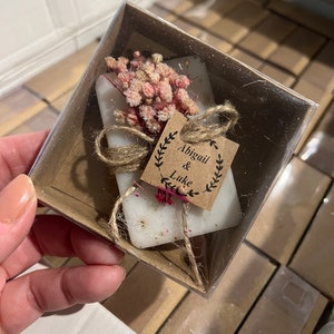 50pcs Soaps Vegan Personalized Soaps Wedding Guest - Etsy
