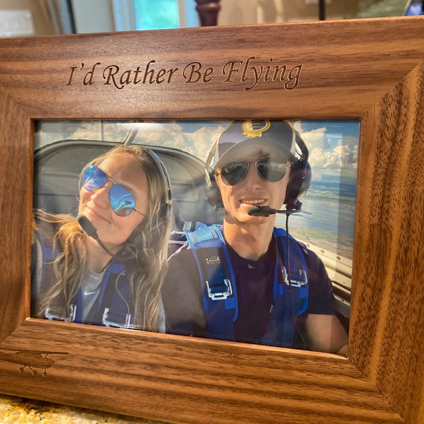 Airplane, Aviator Picture Frame, Custom Text - Etsy