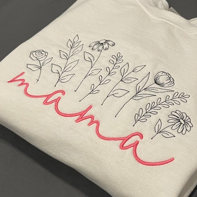 Mama Embroidery Design, 4 Sizes, Instant Download - Etsy