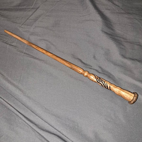The Professor Wand - 13” | Wooden Wand | Willow Wand | Fantasy Wand ...