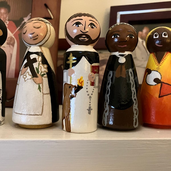 St. Dominic - Saint Peg Dolls - Catholic Gifts - Baptism - Confirmation ...