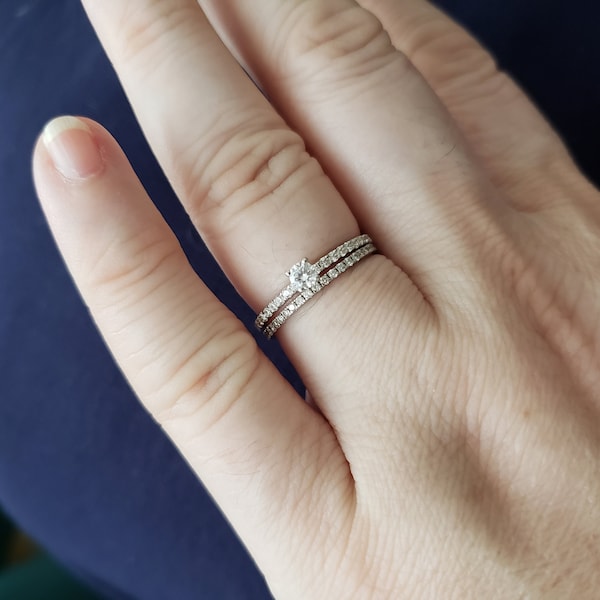 Diamond Unique Design Ring Wedding Ring Couple Rings Delicate Ring ...