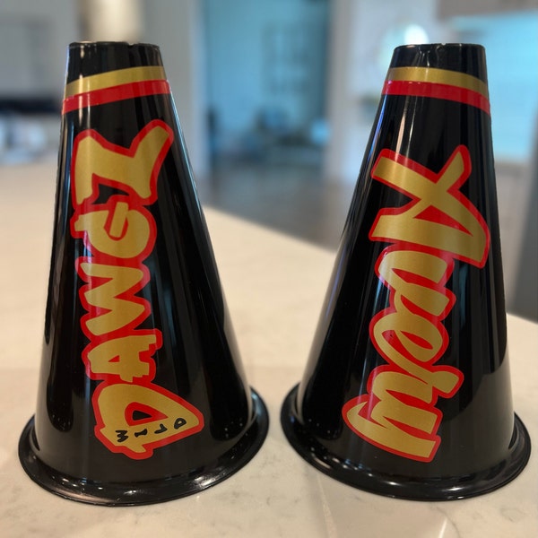 Personalized 8" Classic Megaphone - Etsy