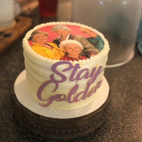 Golden Girls EDIBLE IMAGE Cake Topper 1/4 Sheet Custom Personalized - Etsy