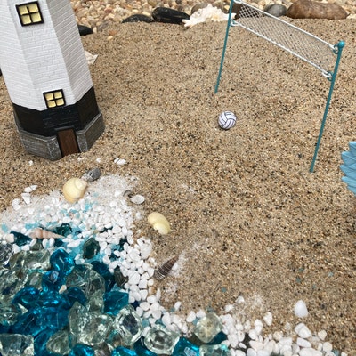 Miniature Volleyball Net, Miniature Volleyball, Beach Miniatures, Cake ...