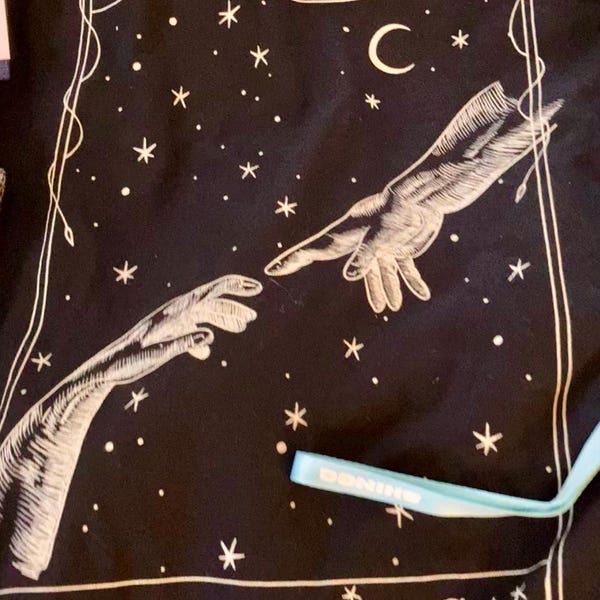 NEW OFFICIAL ACOTAR Double Sleeve Embroidered Sweatshirt Stars Acotar ...