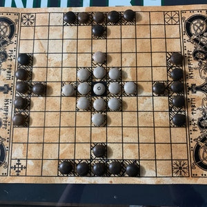VIKING TAFL GAMES Five Tafl hnefatafl Games on One Board and | Etsy