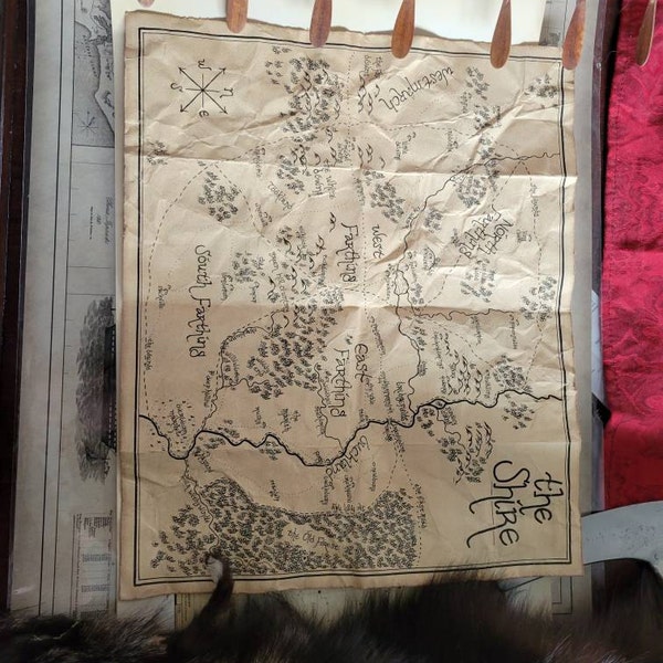 Dragon Age Map of Thedas: Aged, Handmade, Hand Drawn, Authentic Gift ...