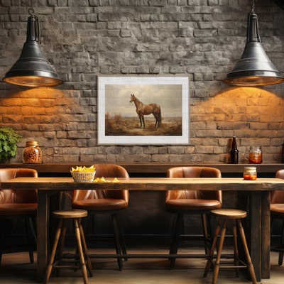 Cafe Frame Mockup Bundle 10, American Coffee Shop, Picture Frame Mockup ...