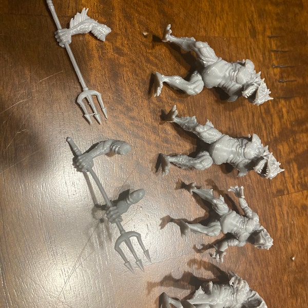 Deep Ones Lovecraft Resin Miniature Set | Innsmouth Investigators ...
