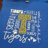 Tigers Svg & PNG Tigers Typography Svg Tigers Cheer Svg - Etsy