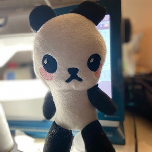 Standing Animal Plush Sewing Pattern .pdf Tutorial Cat Kitty - Etsy