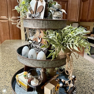 Dog Themed Mini Wood Book Stack/live Live Bark/ Tier Tray Decor/ Home ...