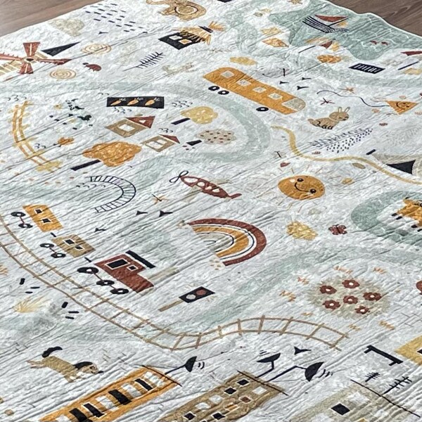 Race Map Rug, Racing Game Map, Game Rug,car Racing Map,game Room Rug ...