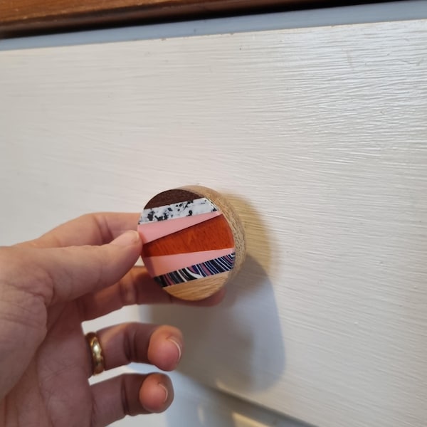 Vibrant Colorful Cabinet Knobs | Unique Artistic Drawer Pulls - Etsy