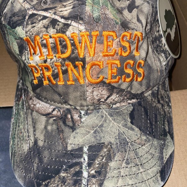 Midwest Princess-mossy Oak Camo-vintage-trucker-dad Hat-unstructured - Etsy