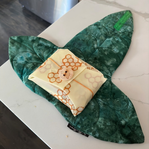 Leaf Wrap for Lembas Bread / Sandwich Wrap / Mallorn Leaf / Leaf Design ...