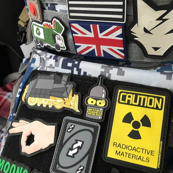 Futurama Lucky Seven Leaf Clover PVC Morale Patch - Etsy