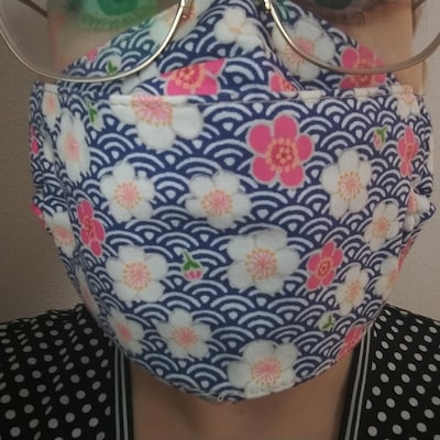 Japanese Kimono Design Sakura Dog Collar Navy - Etsy