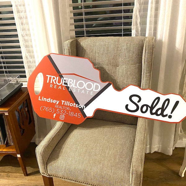 Homesmart Personalized Real Estate Key Prop Printed Closing Key Giant ...