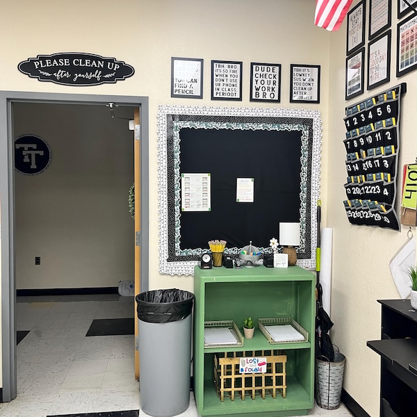 Middle School Classroom Decor Bundle, English Science Social Studies ...