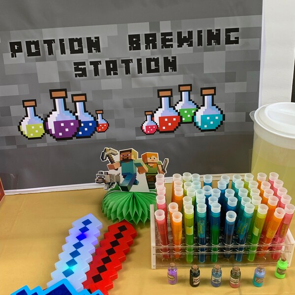 56 Mine Themed Birthday Food Signs | Instant Download - Etsy