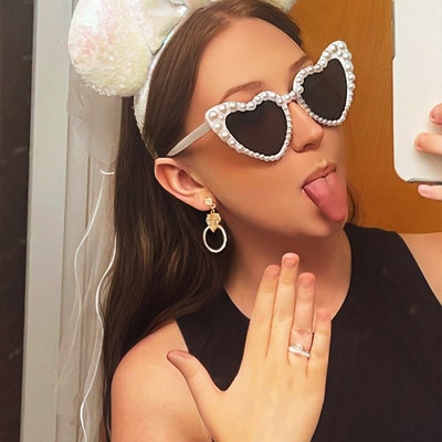 Iridescent White Sequin Ears With Wrapped Headband - Etsy