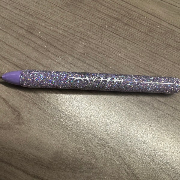 Personalized Purples Glitter Inkjoy Pen: Black, Blue or Purple Ink - Etsy
