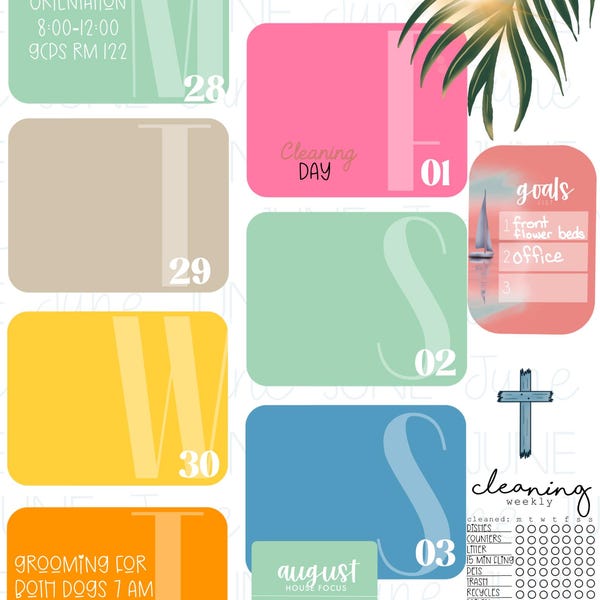 Everyday Widgets - Shopping, Schedule, Grid, Dots, Brain Dump | Digital ...