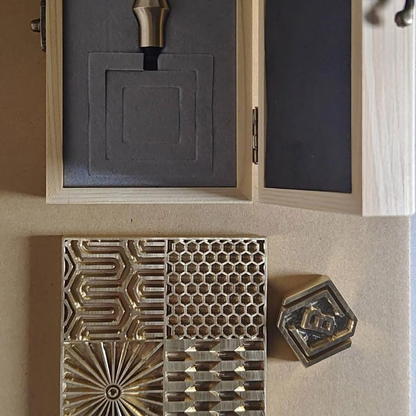 Highly Detailed Logo Designs Stamp, Pottery Stamp, Custom Handmade Clay ...