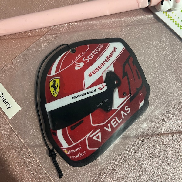 F1 Car Air Freshener, F1 Accessories,, Ricciardo, Leclerc, Sainz Chilli ...