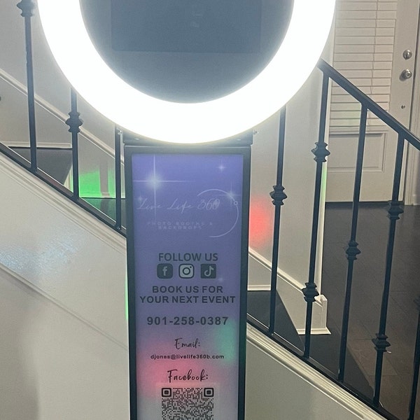 IPad Digital Photo Booth With Roaming Ring Light With a Free Flight ...