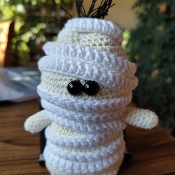 CROCHET PATTERN Little Mummy, Crochet Mummy, Amigurumi Mummy Pattern ...