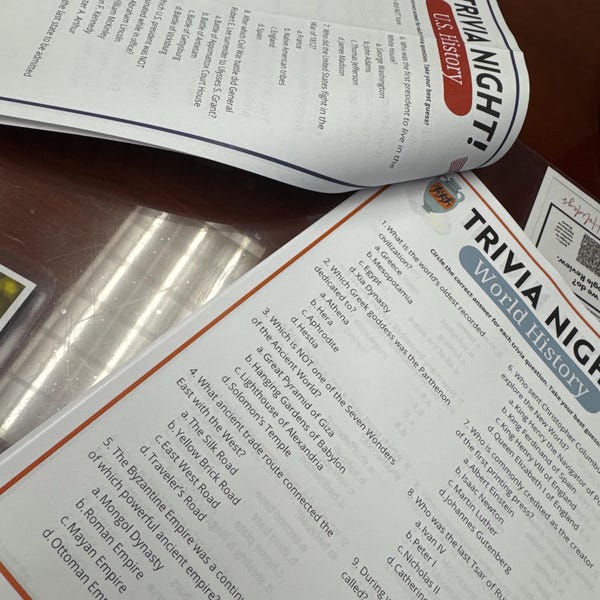Printable Trivia Games MEGA Bundle: 16 Categories for Pub Trivia Night ...