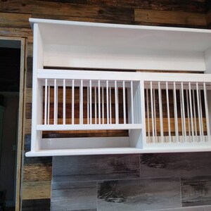 Shaker Peg Kitchen Window Plate Rack Shelf Wood Dish Cabinet - Etsy