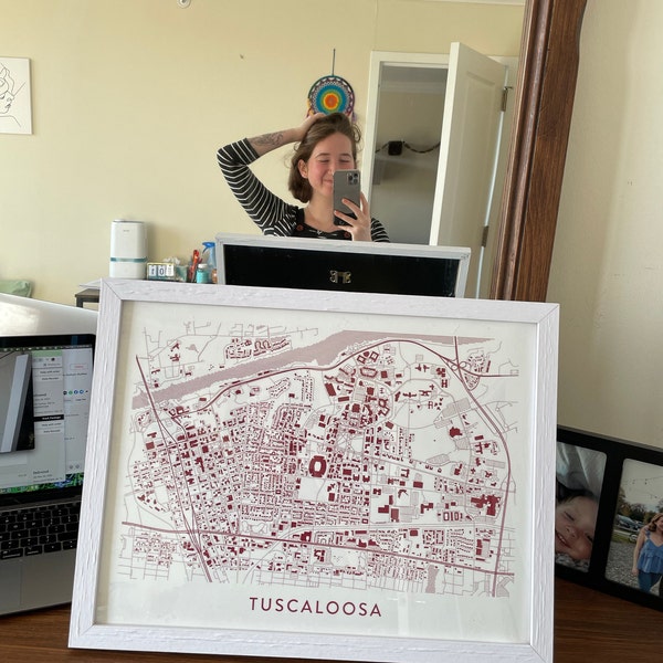 STATE COLLEGE PENNSYLVANIA Map Print / College Town Map Gifts - Etsy