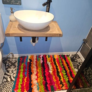 Denim Jean Blue Tight Weave Quality Rag Rug Small Medium Large Extra ...