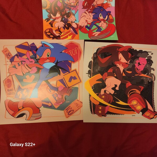 Sonic Art Print Metal Sonic - Etsy