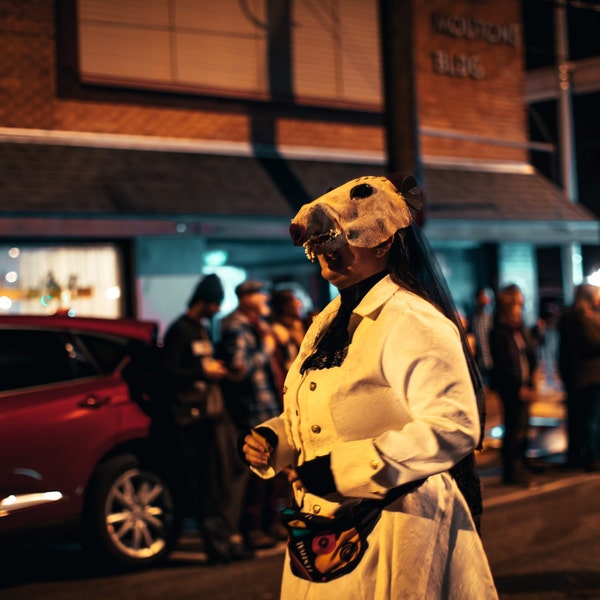 Big Horn Sheep Mask Burlap Goat Mask Cosplay, Theater, Photo Shoot ...