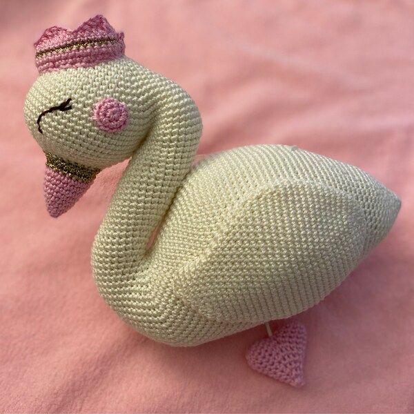 CROCHET PATTERN Swan Zarah Musical Stuffed Animal - Etsy