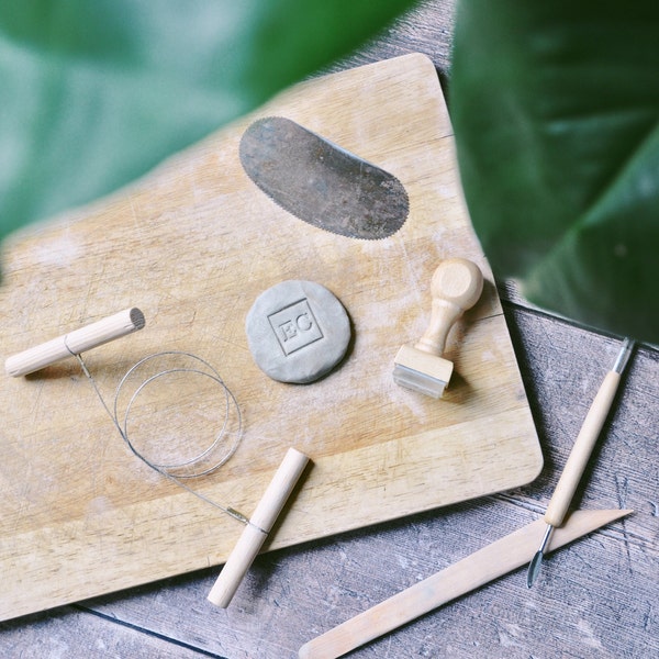 Premade Monogram Stamp for Porcelain Mark, Ceramic Work Stamp ...