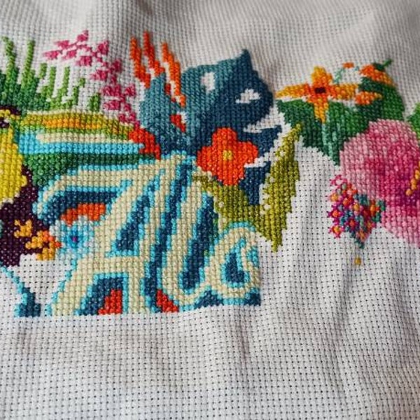 Aloha - Cross Stitch Pattern (digital Format - PDF) - Etsy