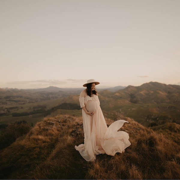 Pre-order: the Show off Those Shoulders Gown in Chiffon - Etsy