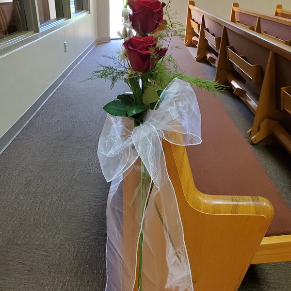 Doey's HEAVY DUTY Pew Clips Attach Wedding Aisle Pew Decorations on ...