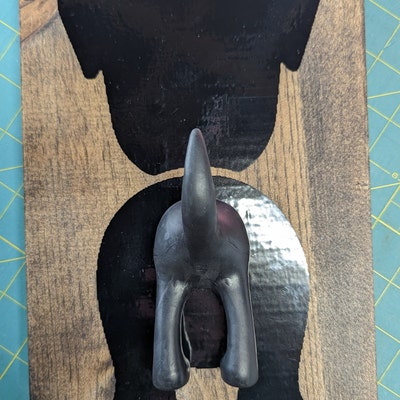 Dog Butt Silhouette, Dog Butt Leash Holder Silhouette, SVG and PNG ...