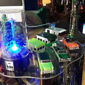 Glass Dome LED Cabin in the Wood Diorama Inspired Form Evil Dead Movie ...