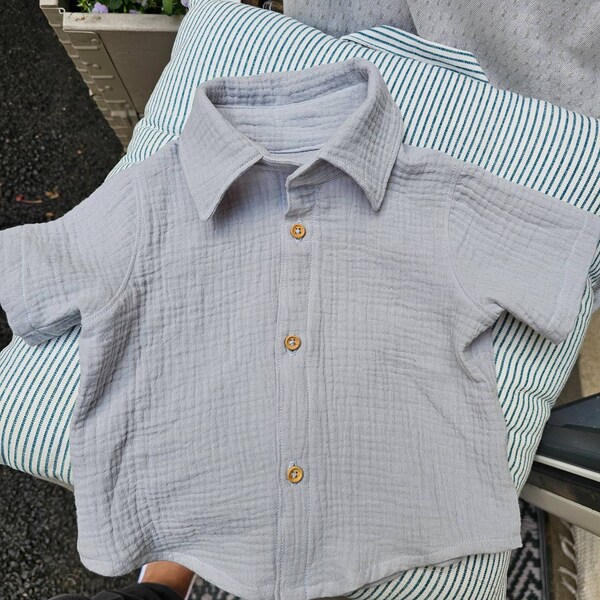 Baby Shirt/blouse Pattern Sewing, Easy, Toddler, Baby Girl and Boy ...