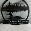 Custom Split Deer and Fish Sign Fish Wall Art Deer Metal Sign Wall Art ...